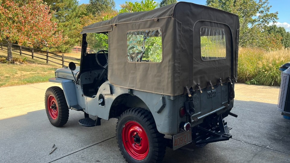 CANVAS SOFT TOP FOR JEEP WILLYS CJ2A,CJ3A,3B FITS ON CIVIL BOWS | eBay