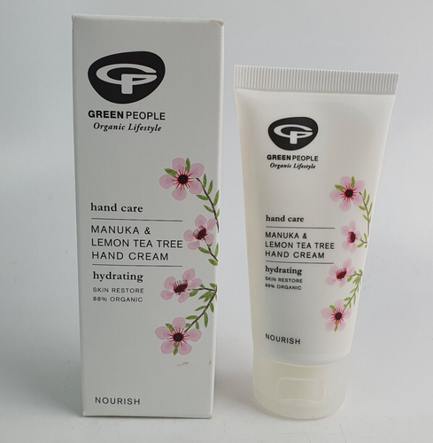 Green People Organic Hand Care Manuka & Lemon Tea Tree Hand Cream 50ml ...