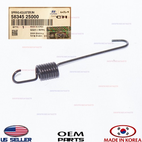 Genuine Rear Drum Brake Adjusting Spring RIGHT OEM Hyundai Kia *See ...