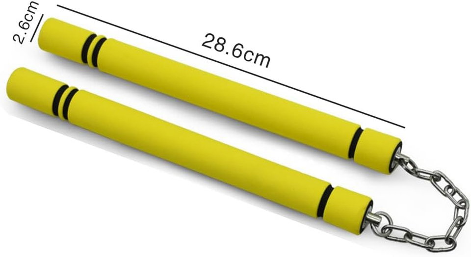 Foam Nunchakus Martial Arts Foam Training Practice Nunchucks with Steel ...