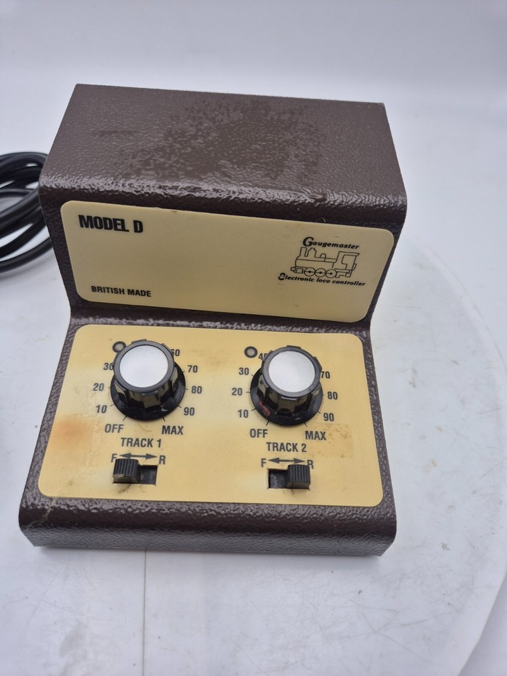 Gaugemaster ‎Model-D Twin Track Electronic Loco Controller Tested | eBay UK