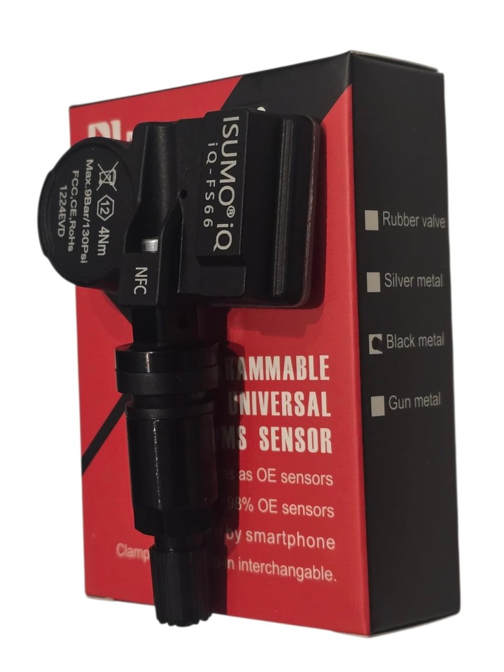 ISUMO iQ NFC Dual Frequency TPMS SENSORS COVER %96 OF MARKET VEHICLES ...