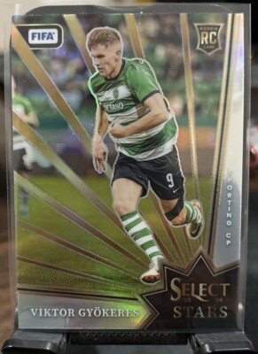 2023-24 Panini Select FIFA Stars Viktor Gyokeres RC Rookie Silver Prizm ...