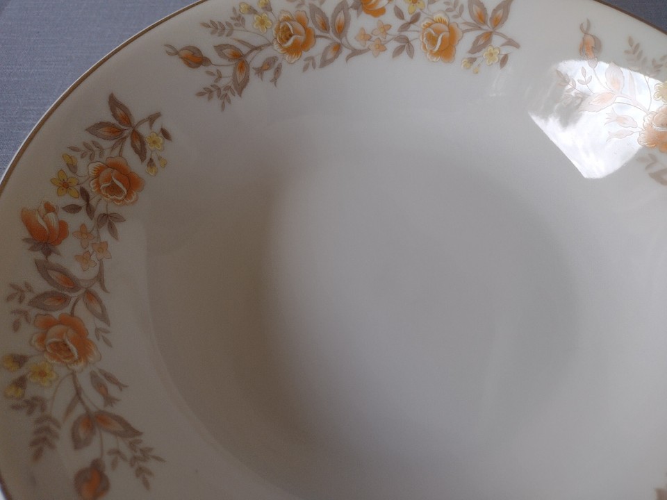 Carlton China 9" Serving Bowl Rosealyn Floral Pattern Japan Vintage | eBay