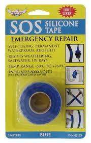 Blue Silicone Performance Tape Bonding Repair Rescue Hose Repair tape ...