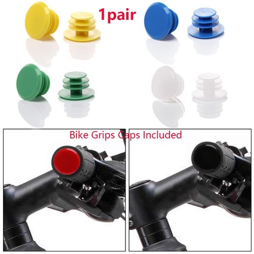Handles Caps Grip End Plugs Road Bike Grips Bicycle Handlebar ...