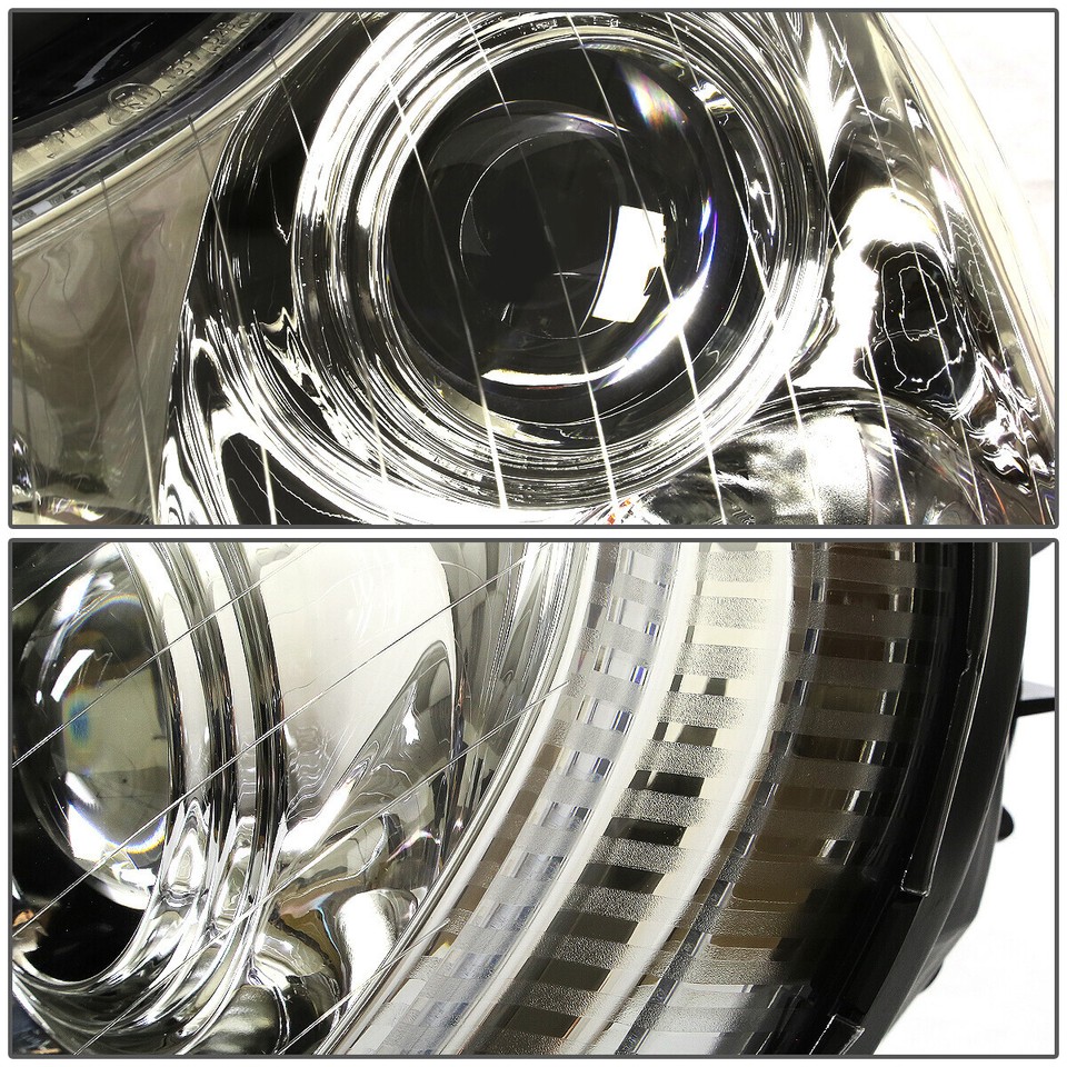 FOR 2000-2006 MERCEDES S-CLASS W220 PAIR CHROME HOUSING PROJECTOR ...