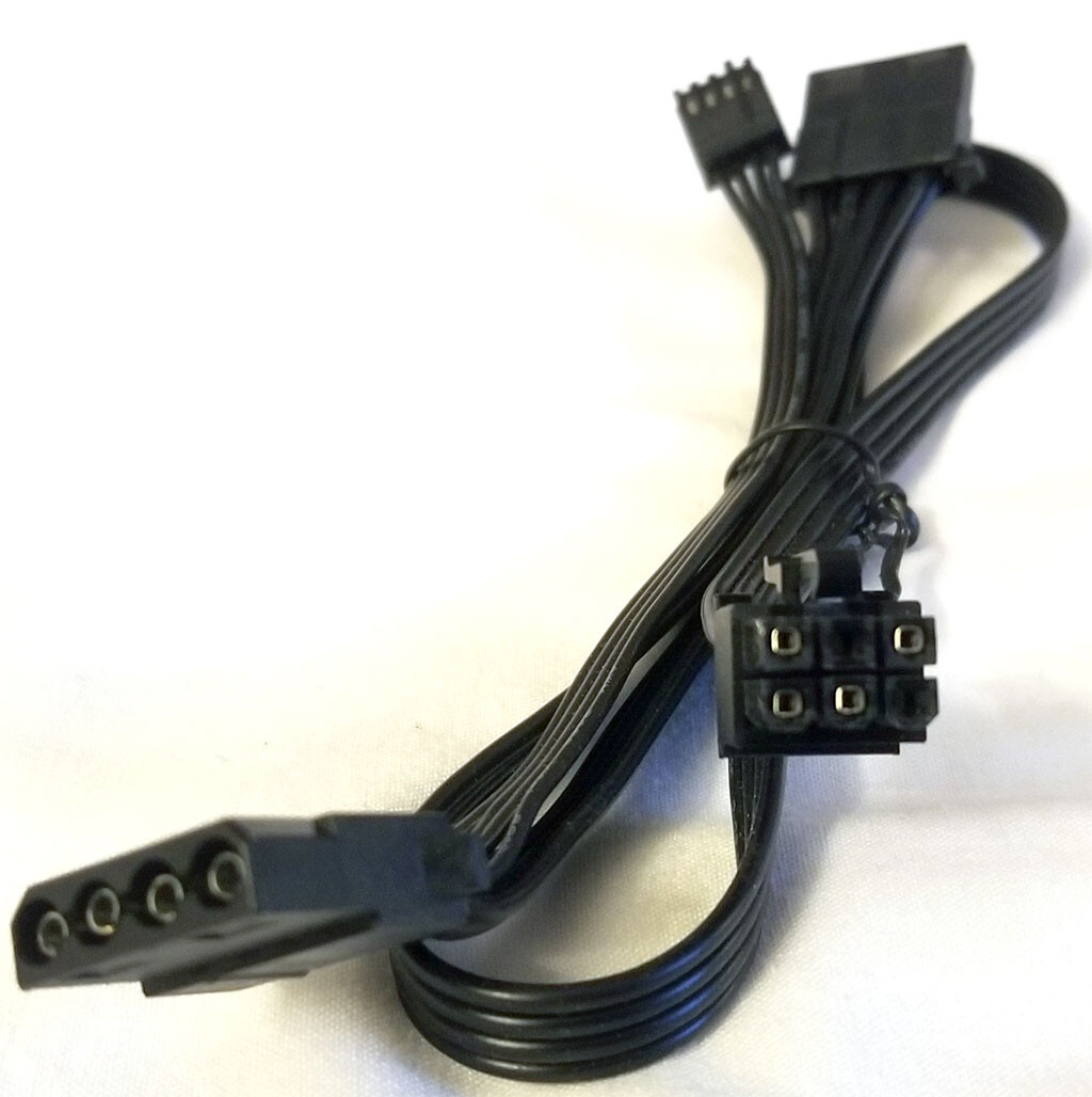 6 Pin to 2 Molex 4 Pin Modular Cable | eBay