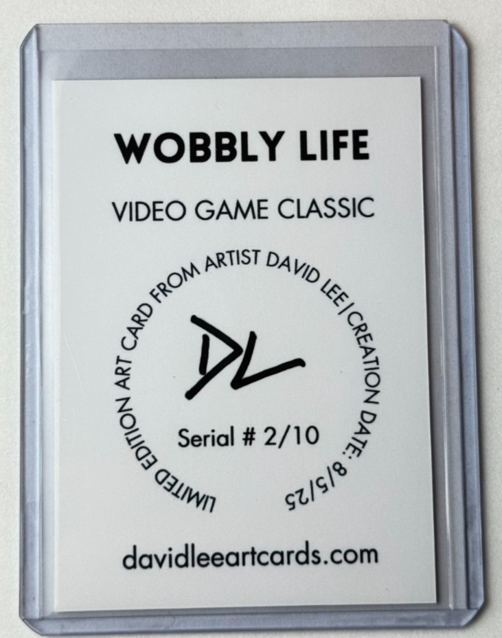 Wobbly Life Limited Edition Artist Signed "Video Game Classic" Trading ...
