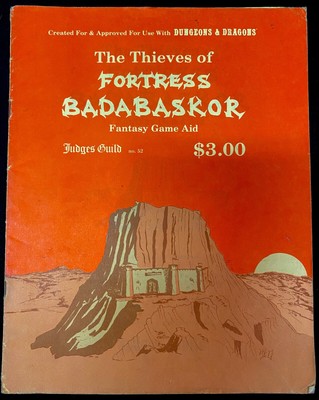 1974 D&D Thieves of Fortress Badabaskor Judges Guild | eBay