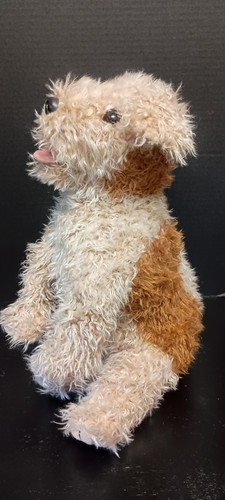 Vintage TY Toffee Dog Plush Stuffed Brown Tan Scruffy Shaggy Terrier ...