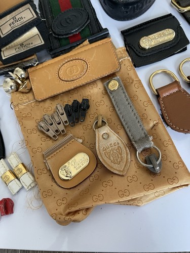 Asstd Lot Vtg Gucci Fendi Junk Bag Replacement Parts Logos Hardware ...