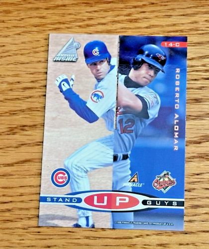 RYNE SANDBERG/CRAIG BIGGIO/ROBERTO ALOMAR 1998 Pinnacle #14-C-D Stand ...