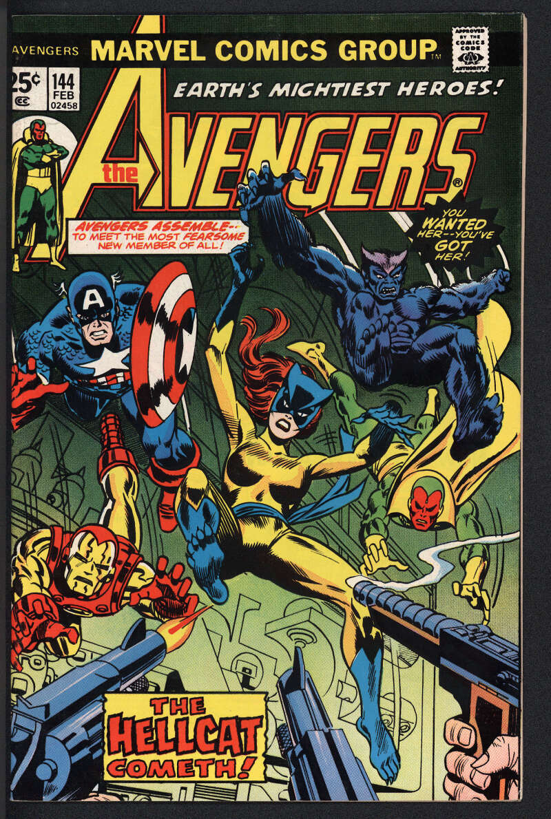 AVENGERS #144 7.5 // 1ST APPEARANCE HELLCAT MARVEL 1976 | eBay
