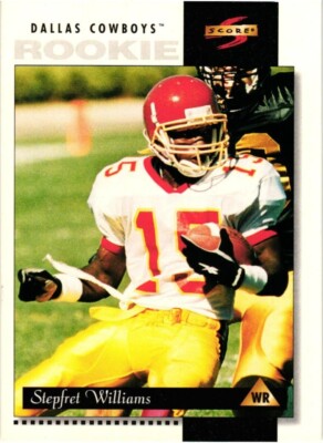 1996 SCORE STEPFRET WILLIAMS RC ROOKIE #216 CARD $0.99 VALUE BOX | eBay