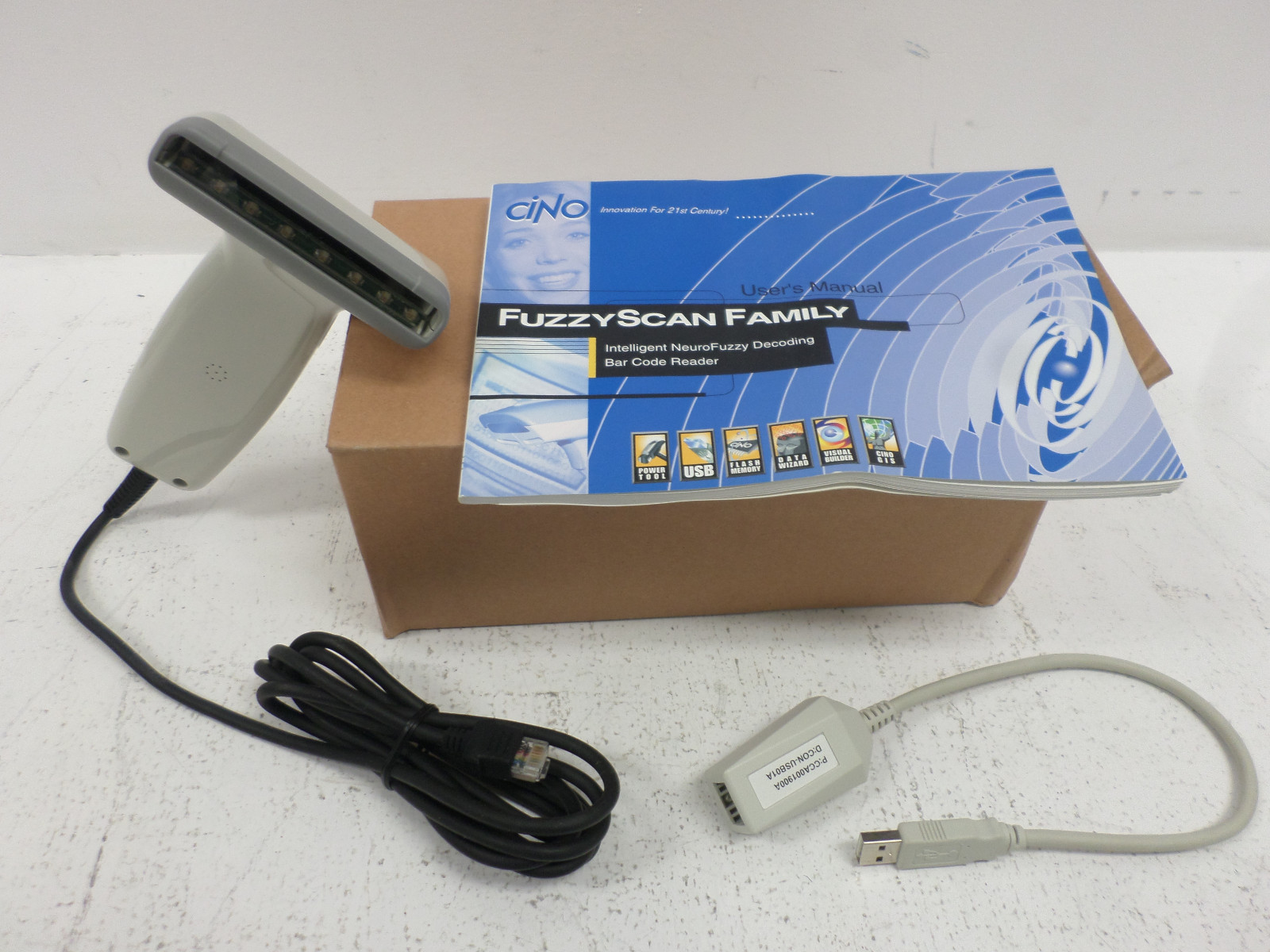 Cino FuzzyScan FBC-3860 POS Bar Code Handheld Scanner, USB, 1D | eBay