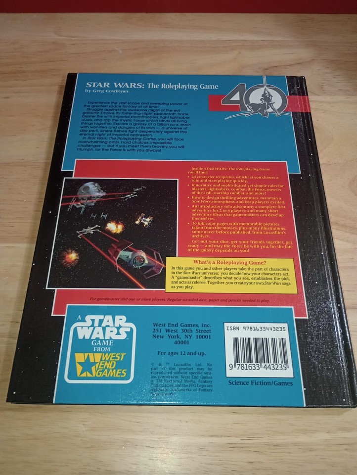 FFG Star Wars RPG Star Wars - The Roleplaying Game (30th Anniversary Ed ...