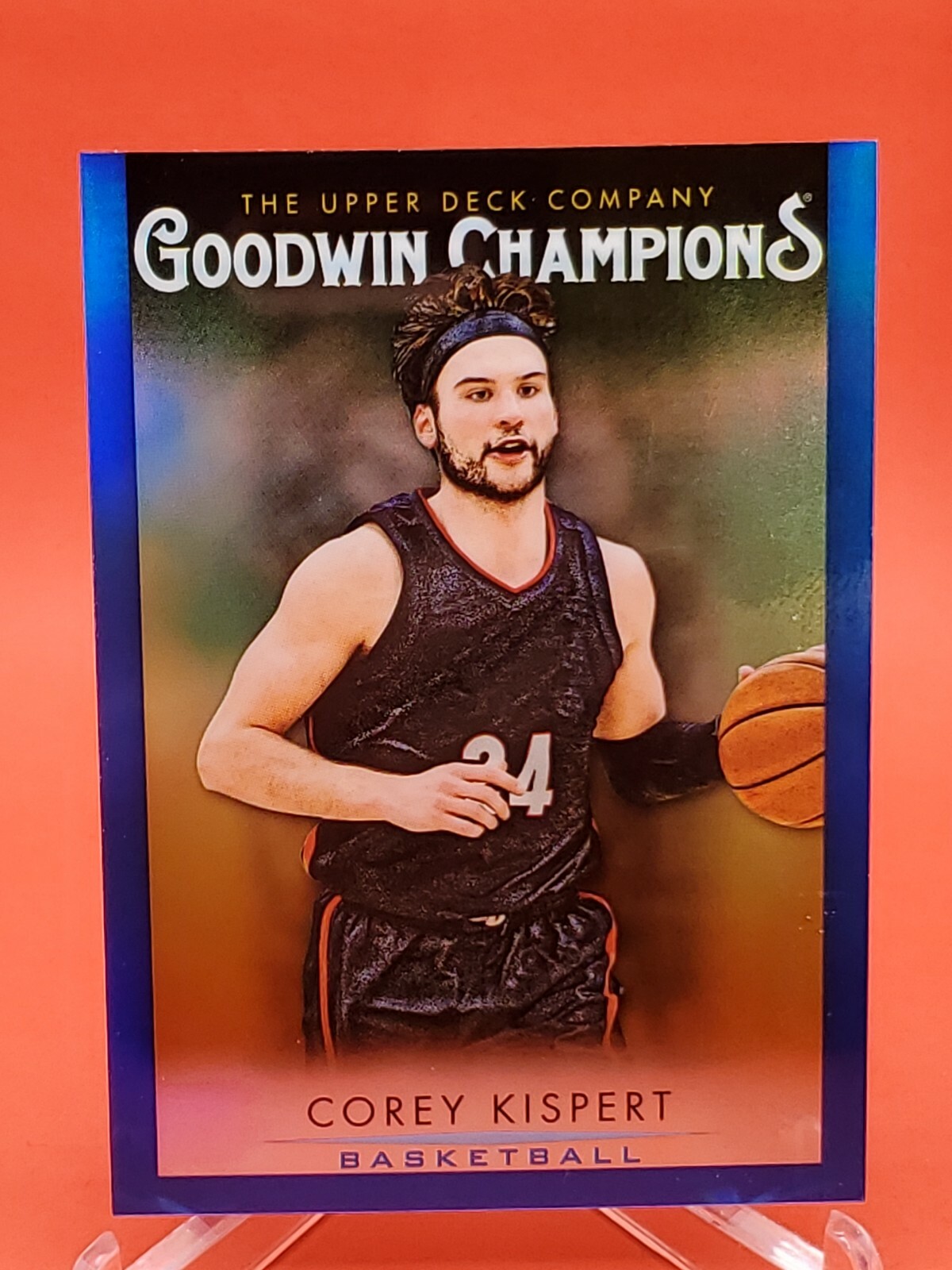 Corey Kispert 2021 Upper Deck Goodwin Champions Platinum Rainbow ...