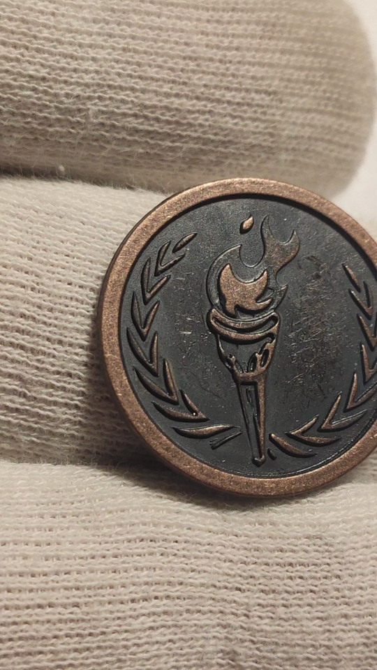 Coin token.Rare!Torch. Olympic torch. | eBay