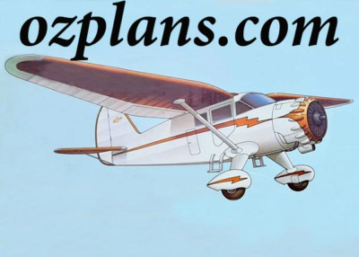 Stinson SR-8 Reliant 1/6 Scale 84" WS PRINTED RC MODEL AIRPLANE PLANS ...