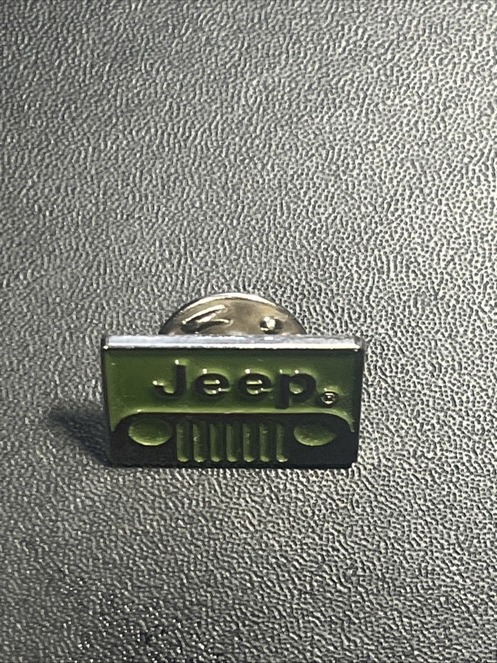 Vintage Jeep Grill Logo hat pin lapel pin tie tac enamel badge ...
