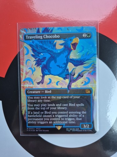 Magic Final Fantasy Traveling Chocobo Neon Ink Blue Foil | eBay
