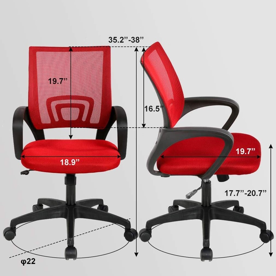 Office Computer Chair Ergonomic Cheap Desk Chair Adjustable Comfortable ...