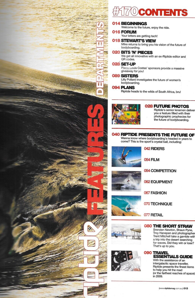 Riptide Surf Magazine Future Issue Mike Stewart Special 20th ...