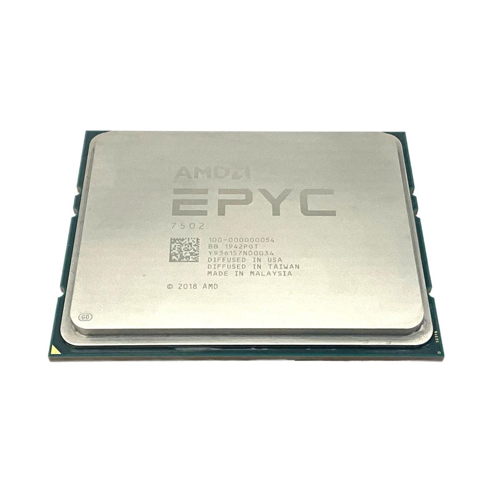 AMD EPYC 7502 2.5GHz 32 Core 128MB 180W Socket SP3 CPU Server Processor ...