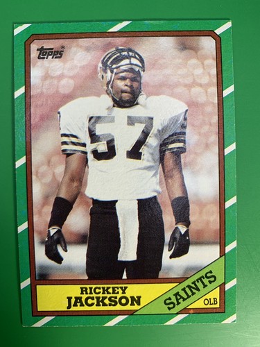 Rickey Jackson New Orleans Saints 1986 Topps #346 | eBay