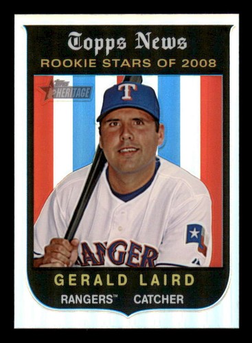 2008 Topps Heritage Chrome Refractor #C294 Gerald Laird Rangers 277/559 ...