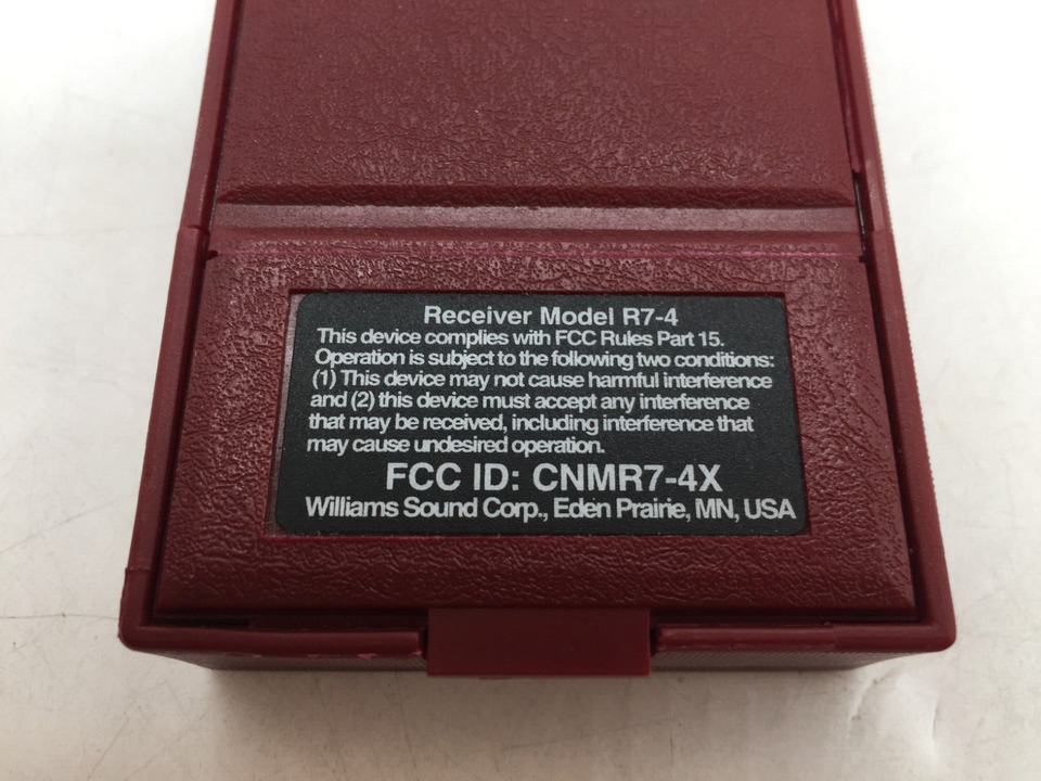 LOT OF 5 Williams Sound R7-4 PPA Personal PA FM Receiver Module Only ...