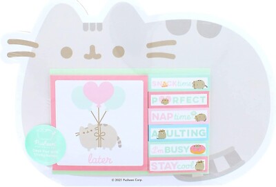 Pusheen Desk Pad Plus Sticky Notes = 23cm x 16cm - Desk Organiser ...