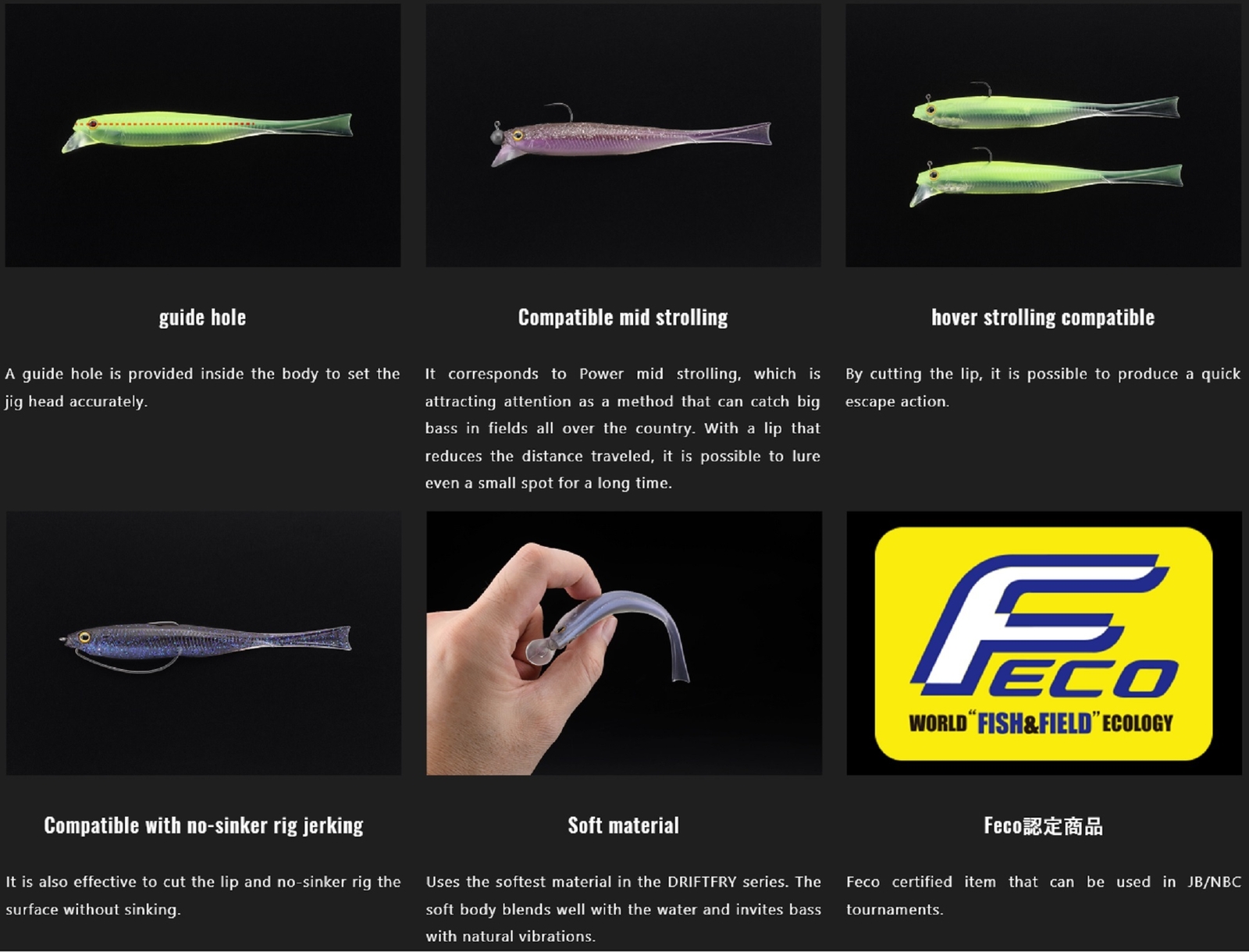 Jackall Soft Lure Drift Mellow 5.2 Inch Stealth Neon Shad (5424) for sale online | eBay