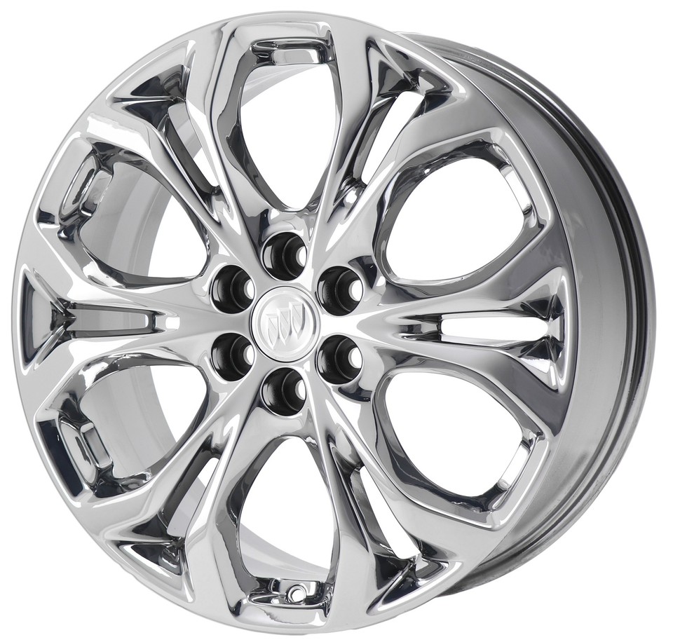 20" BUICK ENCLAVE PVD BRIGHT CHROME WHEELS-C RIMS FACTORY OEM 5851 ...