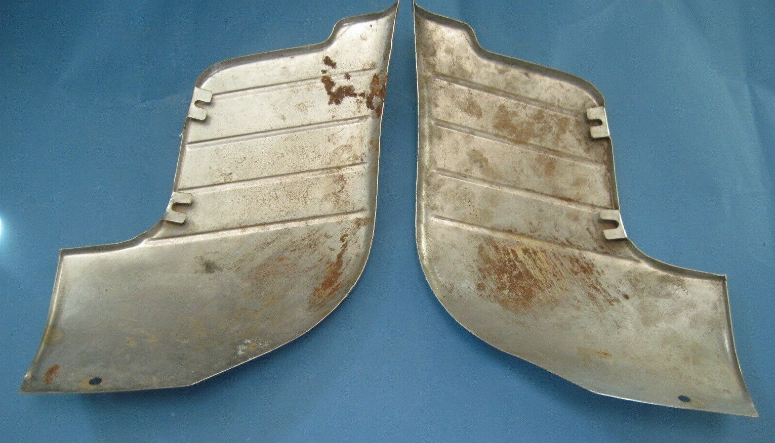 New old replacement stock scuff gravel shields need rechrome unknown ...