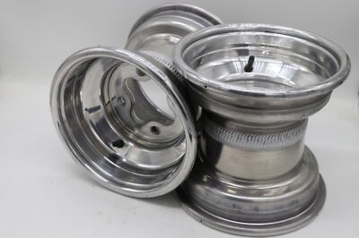 2 x 9" rear aluminum wheels rims 4x110 HONDA 450r 400EX 300EX TRX250r ...
