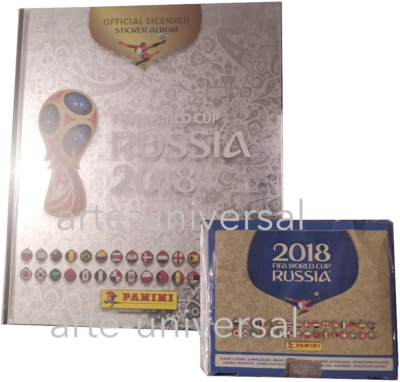 Russia 2018 World Cup PANINI Platinum Hardcover album 500 Stickers 100 ...