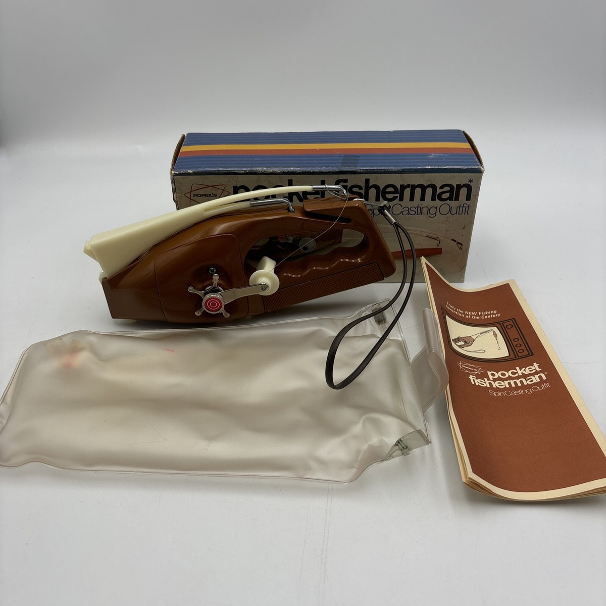 Vintage 1972 Popeil's Pocket Fisherman Spin Casting Outfit Vintage 1972 Popeil's Pocket Fisherman Spin Casting Outfit