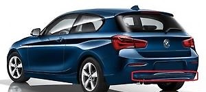 Genuine BMW 1 Series F21 Hatchback 12-15 Rear Bumper Moulding 7273797 ...