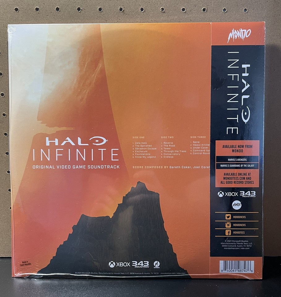 Mondo Halo Infinite Original Video Game Soundtrack 2 LP Colored Vinyl ...