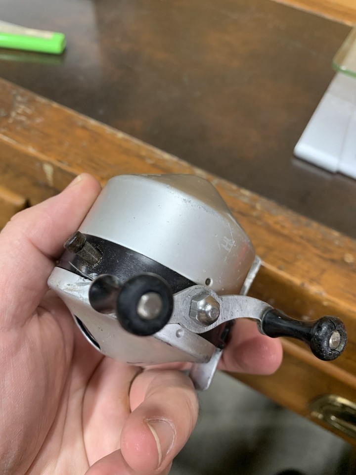Vintage Rare Model 11 Zebco Spinning Reel Zero Hour Bomb Co Tulsa Ok | eBay