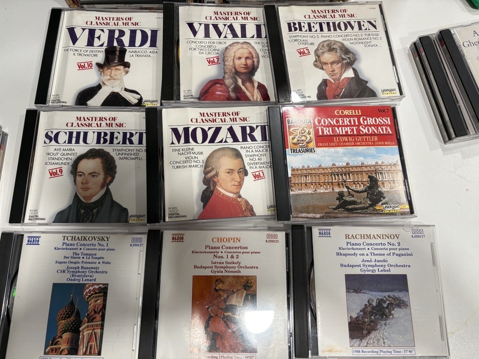 HUGE Lot Of 50+ Classical Music CDs Mozart Chopin Beethoven + Opera | eBay
