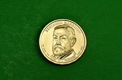 2012-D BU Mint State (BENJAMIN HARRISON) US Presidential One Dollar ...