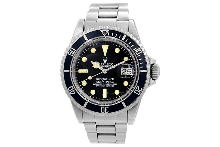 40mm Rolex Submariner Stainless Steel Watch #1680 Year 1978 VINTAGE ...
