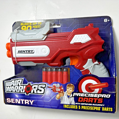 NEW Air Warriors PrecisePro SENTRY Pistol Foam Dart Blaster 5 Darts | eBay
