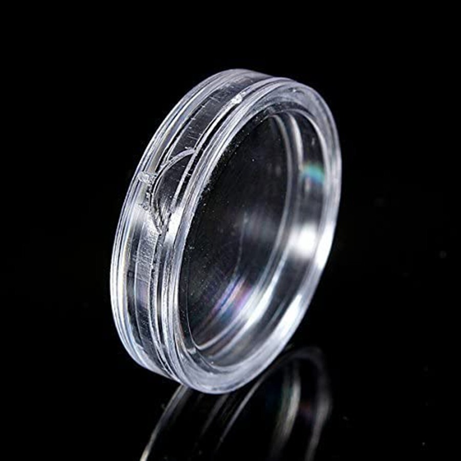 30 coin holders 39mm direct fit capsules for 1 OZ SILVER OR COPPER ...