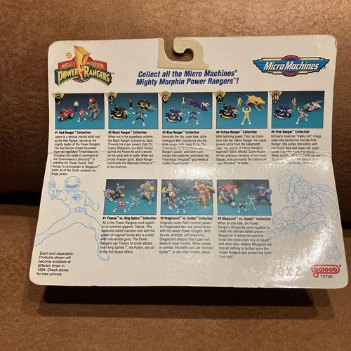 Micro Machines Collection Mighty Morphin Power Rangers #5 PINK RANGER ...