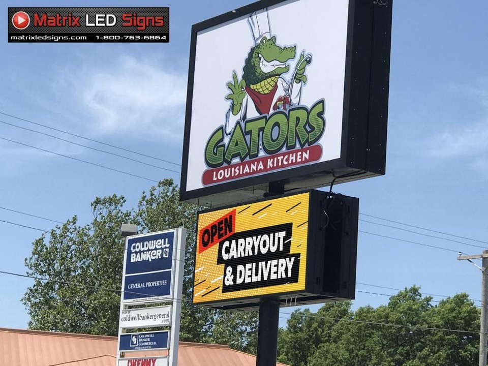 LED Sign Outdoor 2 Sided LED Programmable Message Center 2 Sided Church ...