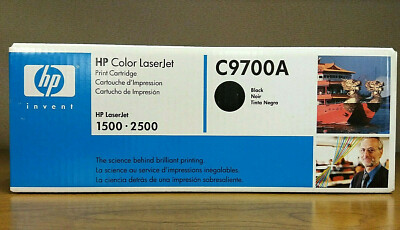 Genuine HP 121A (C9700A) Black Laserjet Toner Cartridge For HP 1500/ ...